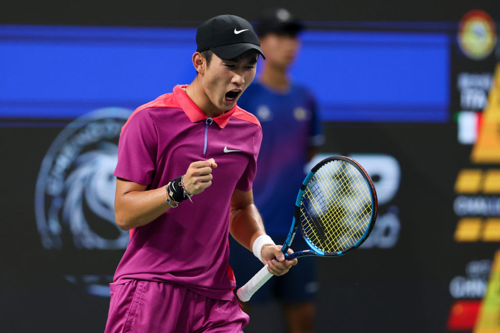 Juncheng Shang breaks ATP record after his shock title win over Lorenzo ...