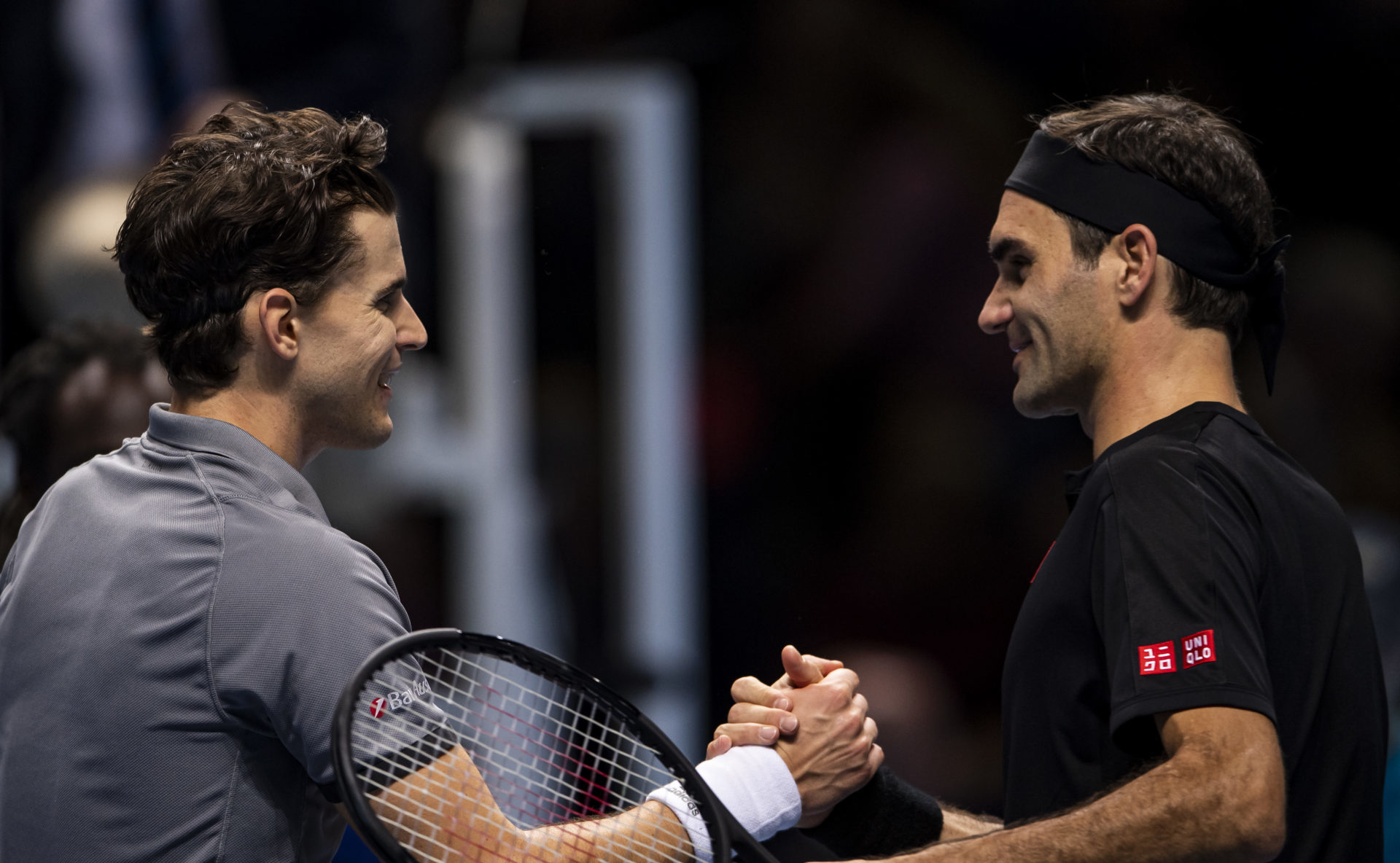 Roger Federer reacts as Dominic Thiem retires from tennis and sends ...