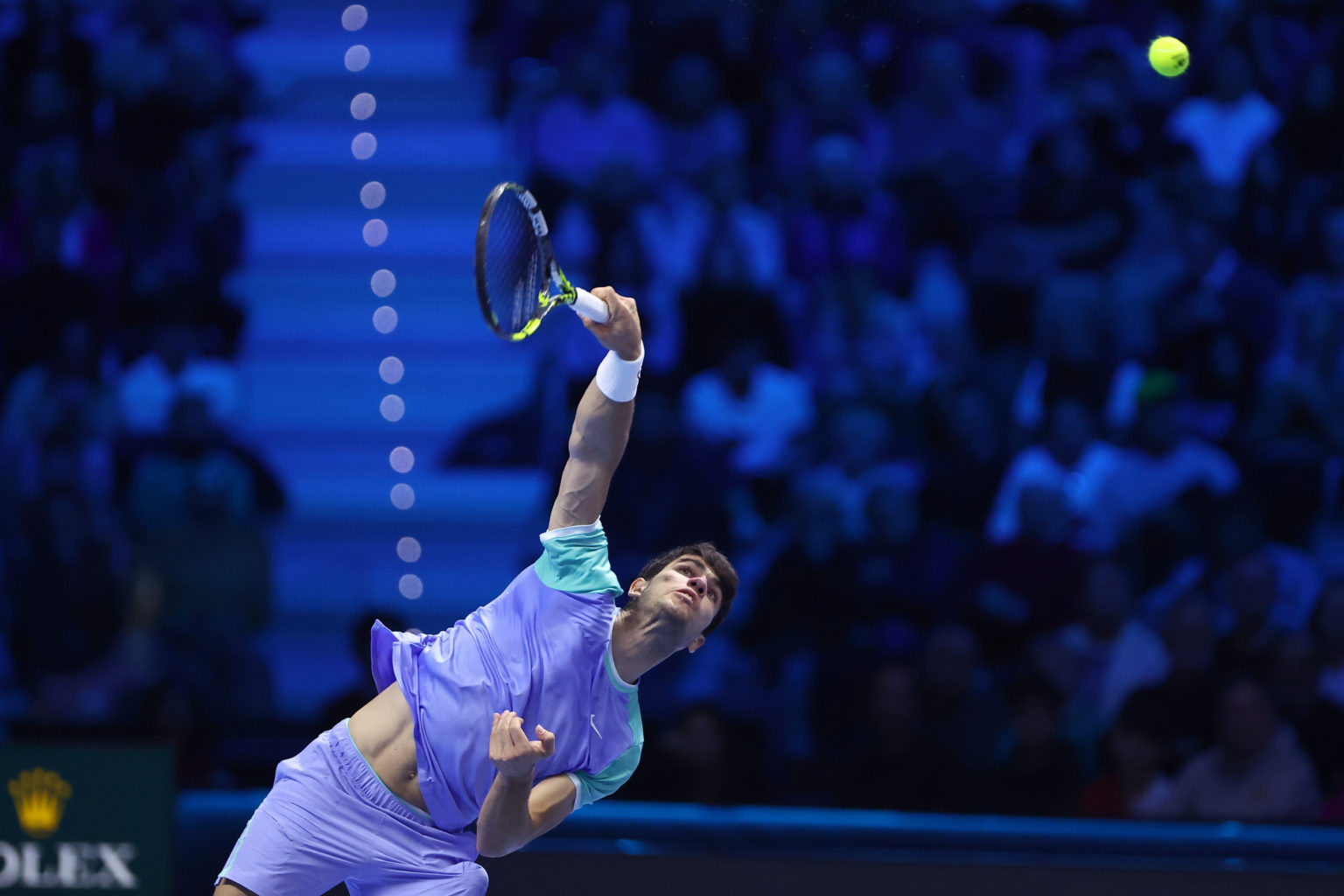 What happened in Carlos Alcaraz's practice session at the ATP Finals ...