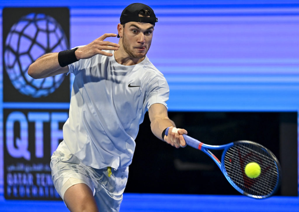 Jack Draper reacts to Carlos Alcaraz's defeat at the Qatar Open and ...