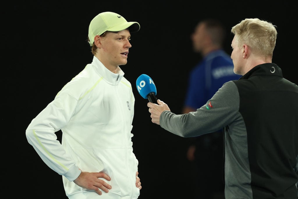 Jim Courier responds when asked if he could become a coach on the ATP ...