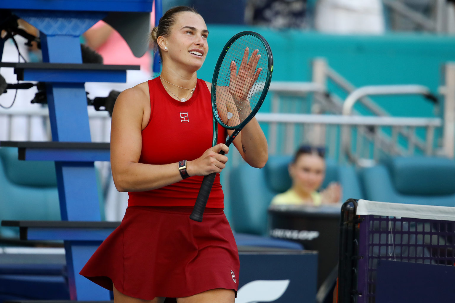 Aryna Sabalenka explains how she feels whenever she watches men’s ...