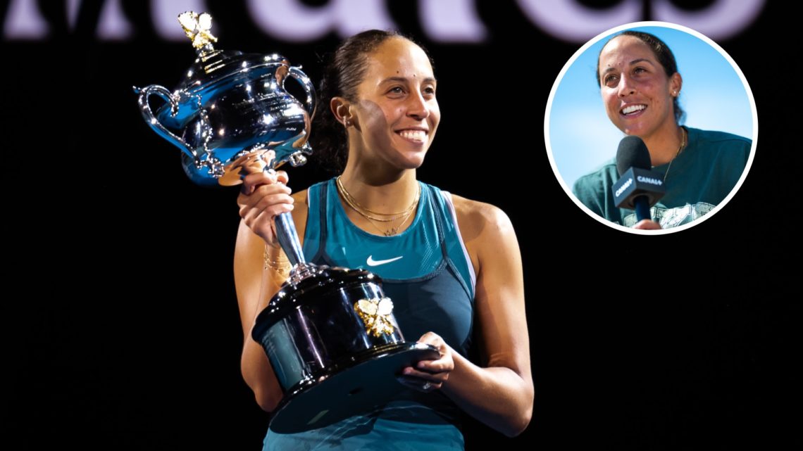 Madison Keys responds when asked whether winning her first Grand Slam ...