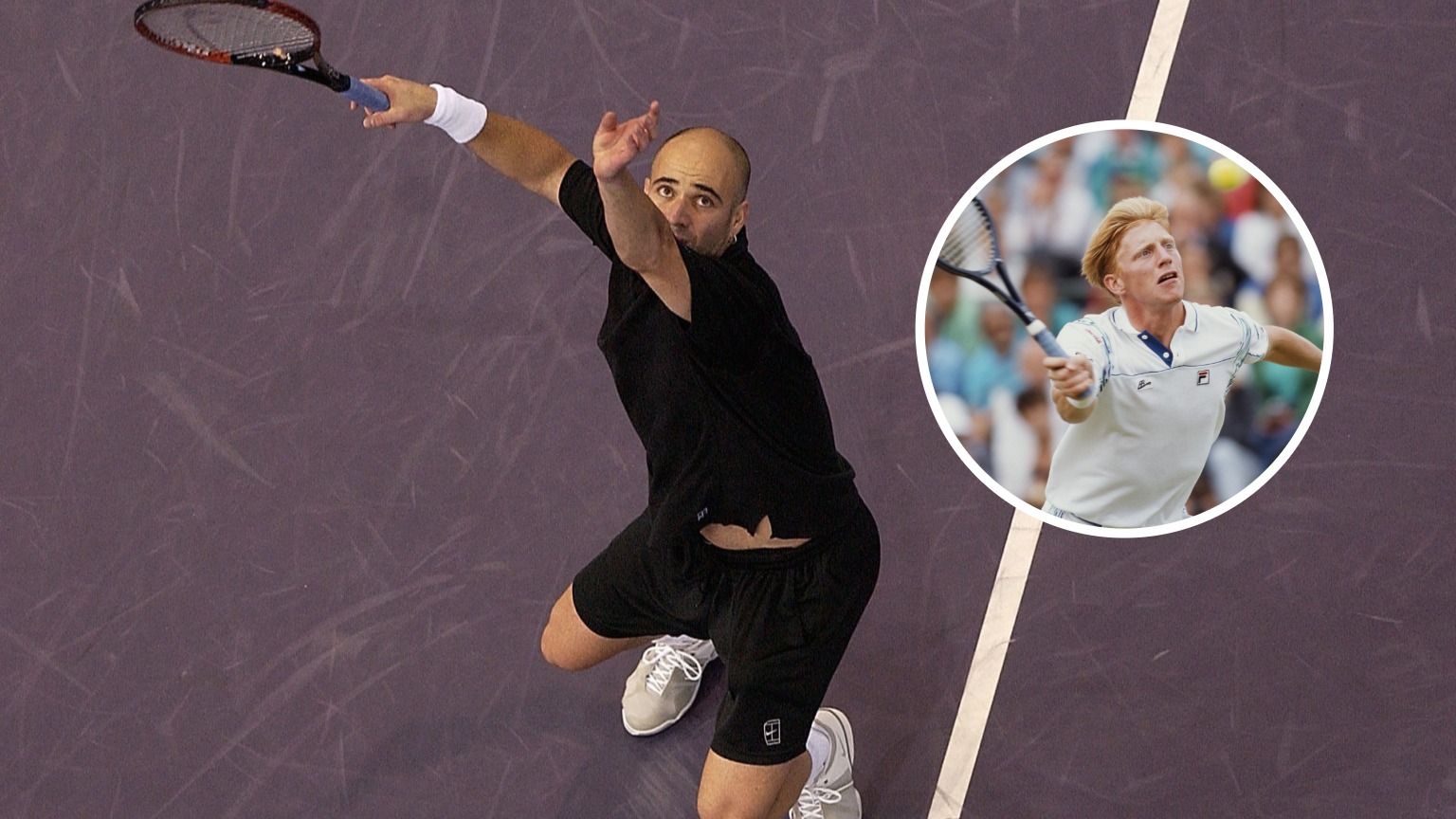 Andre Agassi explains why he got so stressed out about facing Boris ...