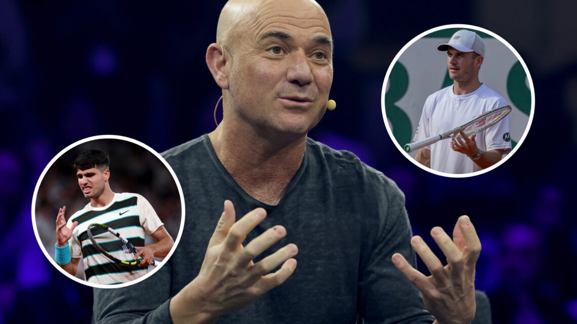 Andre Agassi points out what always happens to Tommy Paul on clay which ...