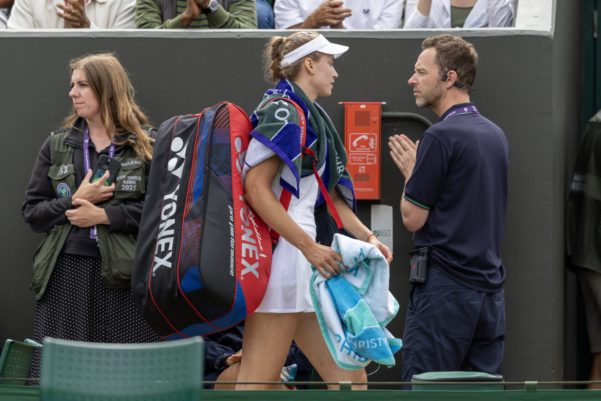 Elena Rybakina reacts to Wimbledon's decision to schedule her on Court ...