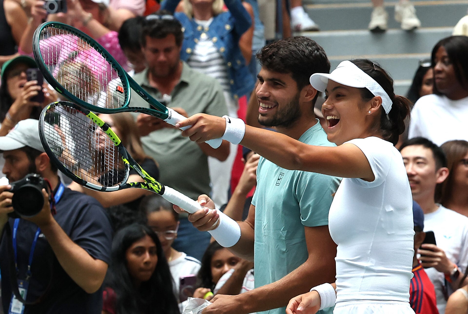 Emma Raducanu and Carlos Alcaraz exchange messages on Instagram after ...