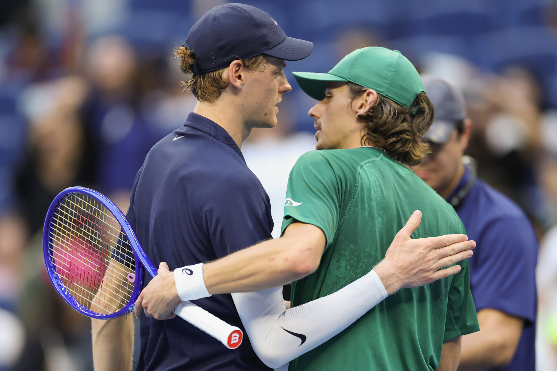 Alex de Minaur reacts after completing tennis achievement which only ...