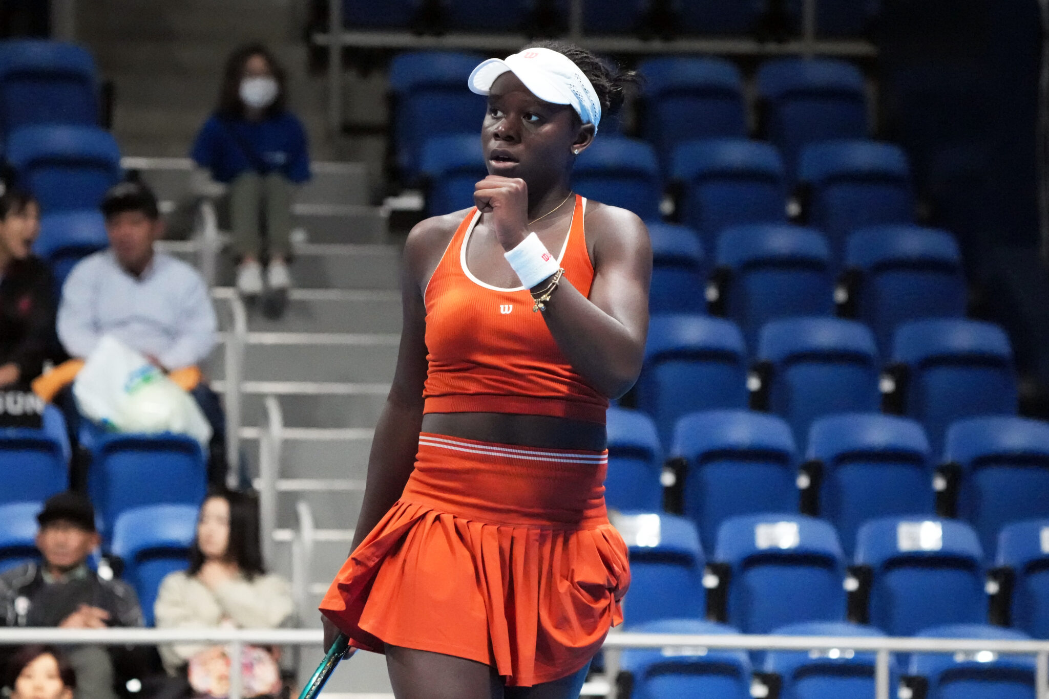 Victoria Mboko wins her first match in months as she beats former US ...
