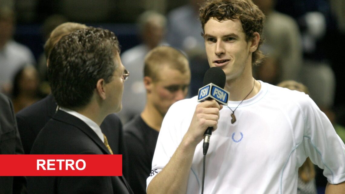 How Andy Murray reacted after becoming the youngest-ever British ATP ...