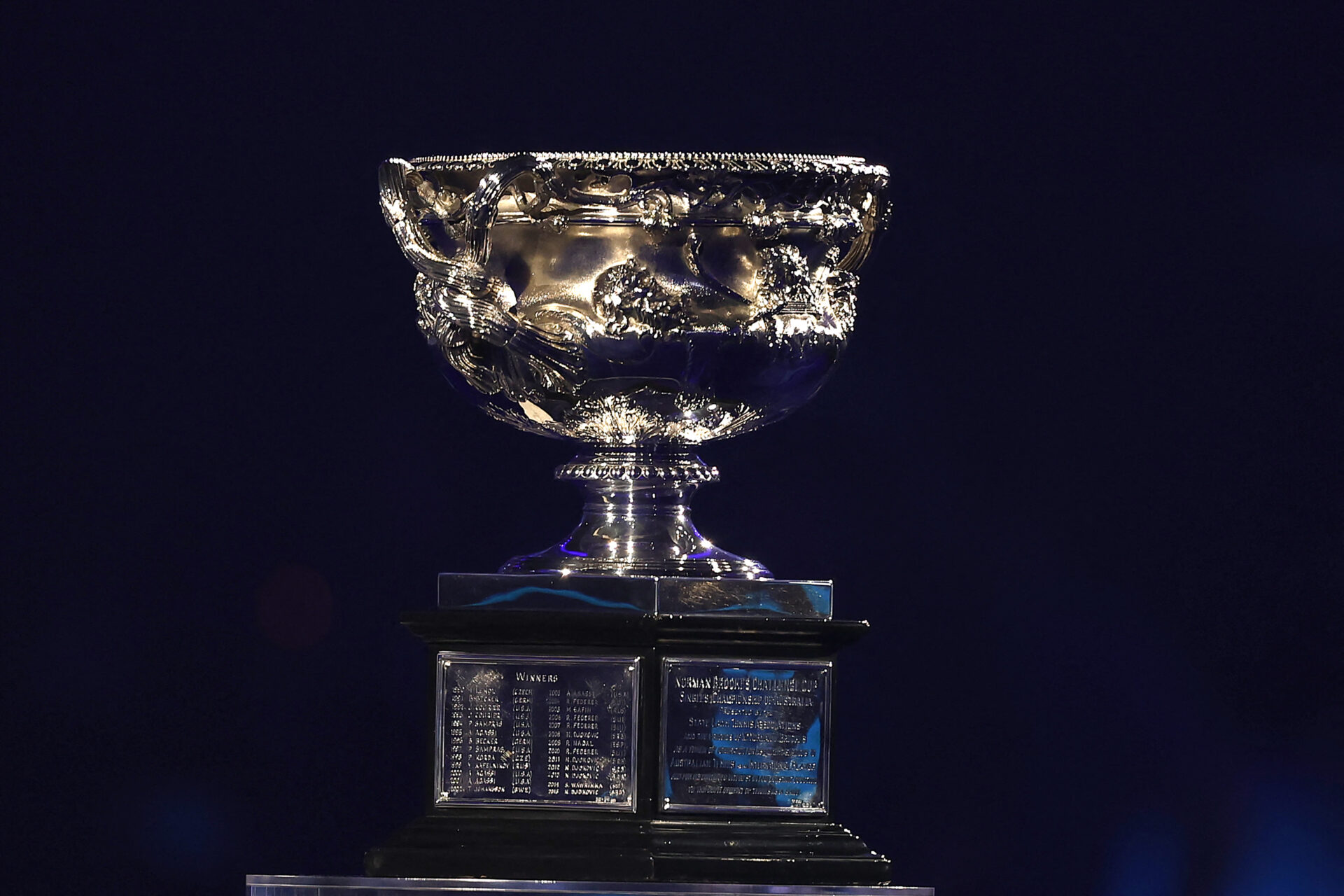 He is the three-time Grand Slam winner who the Australian Open trophy ...