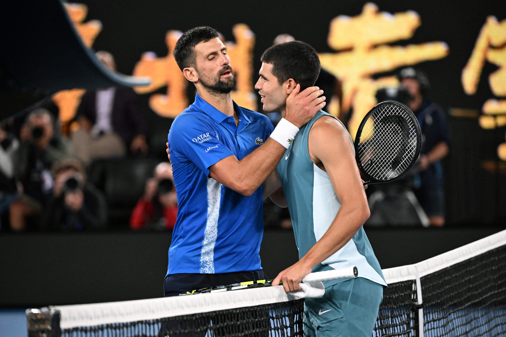 Novak Djokovic's classy gesture to Carlos Alcaraz moments before his ...