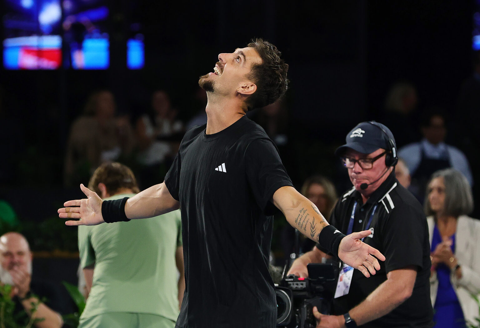 Thanasi Kokkinakis delivers on-court reaction straight after claiming ...