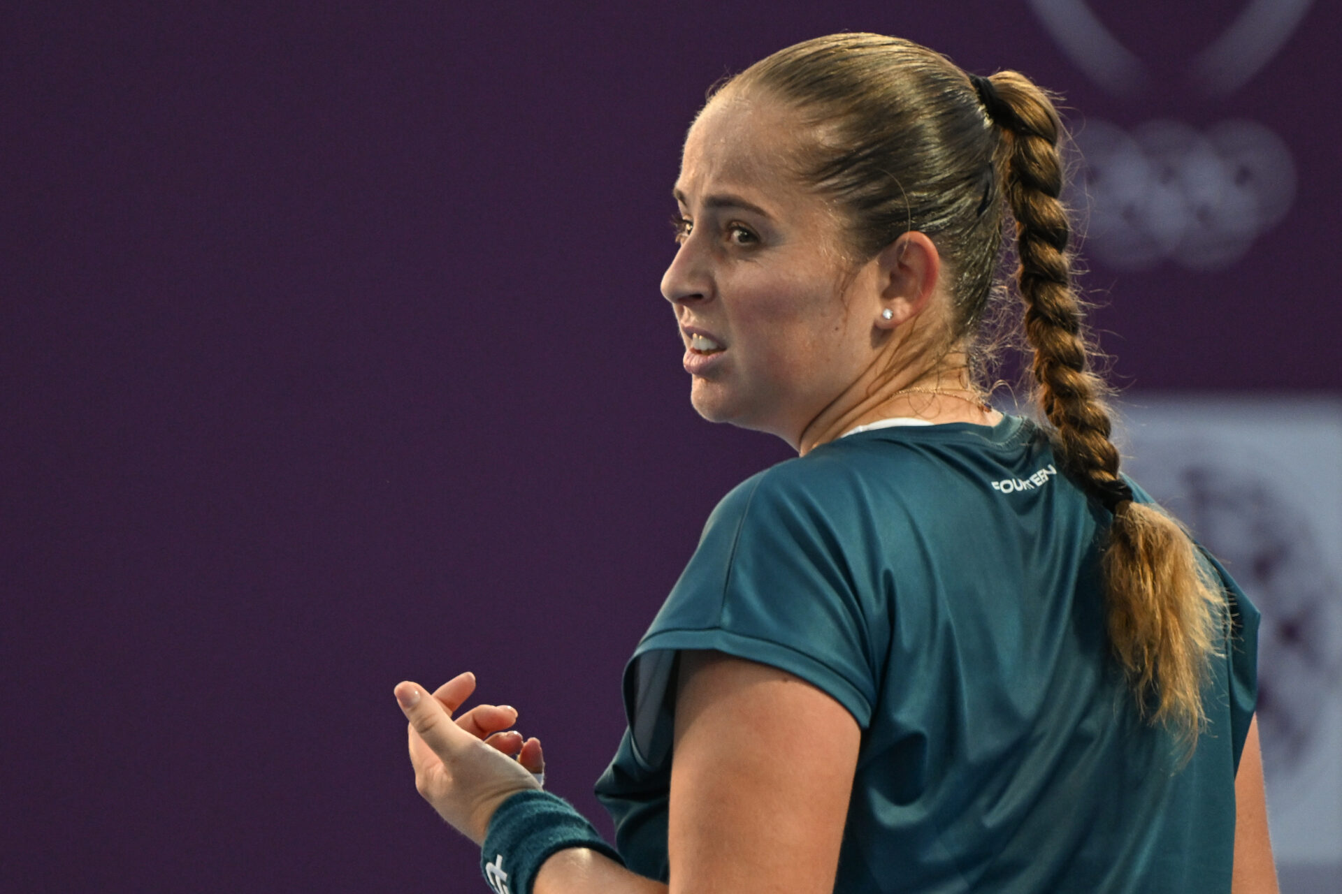 Jelena Ostapenko challenges officiating accuracy after double-bounce ...