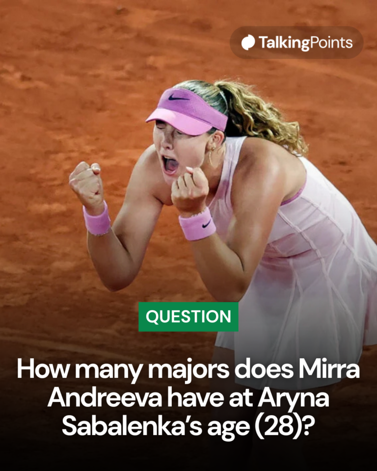 Rod Laver reacts as Mirra Andreeva wins her first-ever Roland Garros title